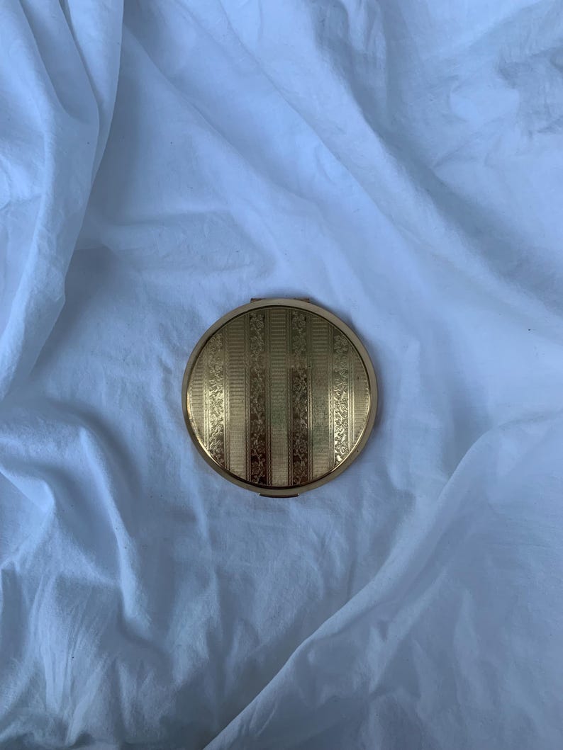 Vintage Compact Mirror by Stratton Gold Design Glamorous and ...