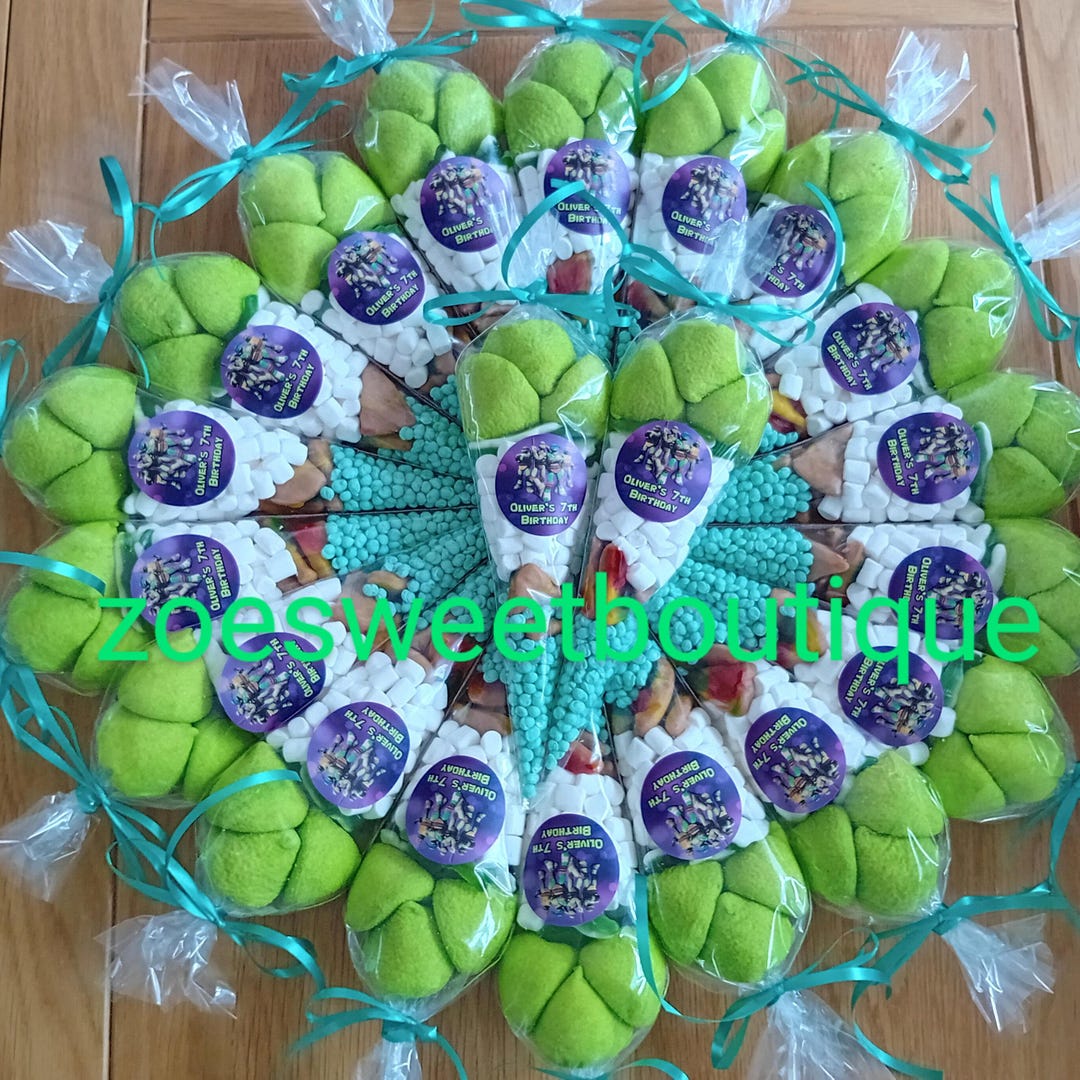 Personalised Turtle Sweet Cone Birthday Party Favours, Children Sweet ...