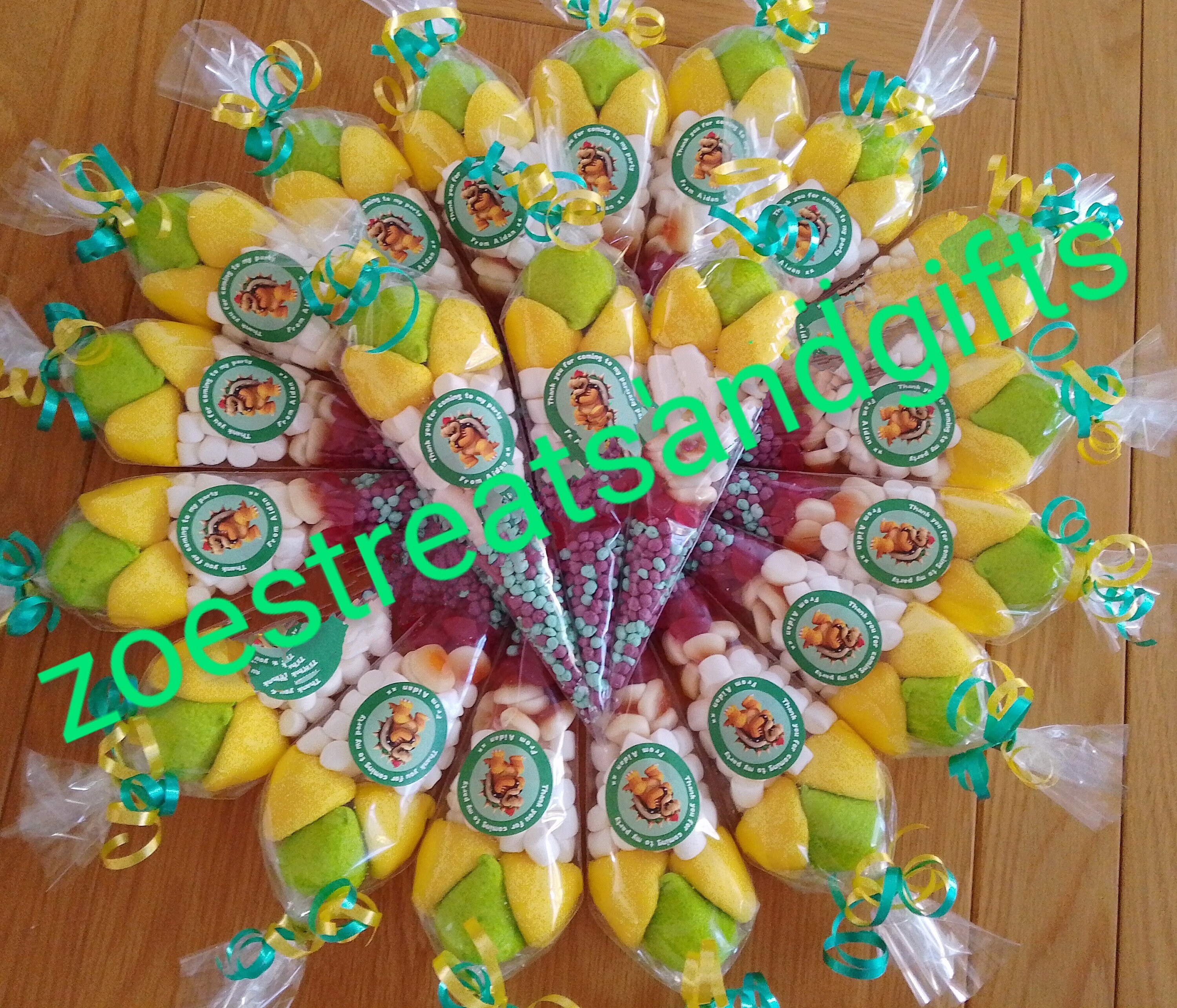 Personalised Super Mario Mix Sweet Cones Birthday Party Favours ...