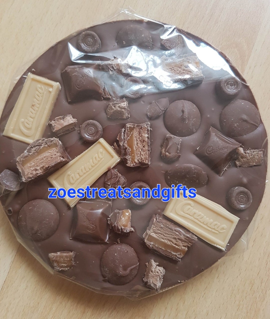 Personalised Chocolate Bar Slab 2 Sizes Available Various Toppings ...