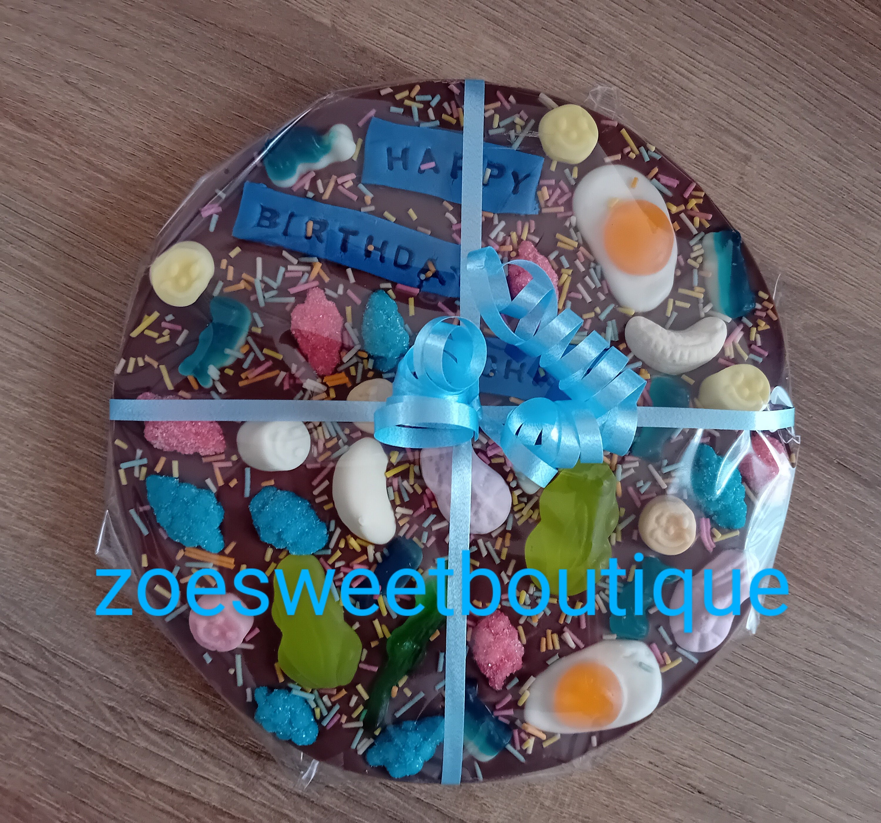 Personalised Chocolate Bar Slab 2 Sizes Available Various Toppings ...