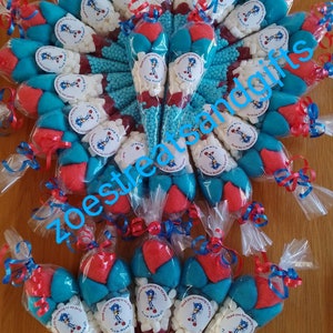 Personalised Sonic the Hedgehog Inspired Sweet Cones Birthday Party ...