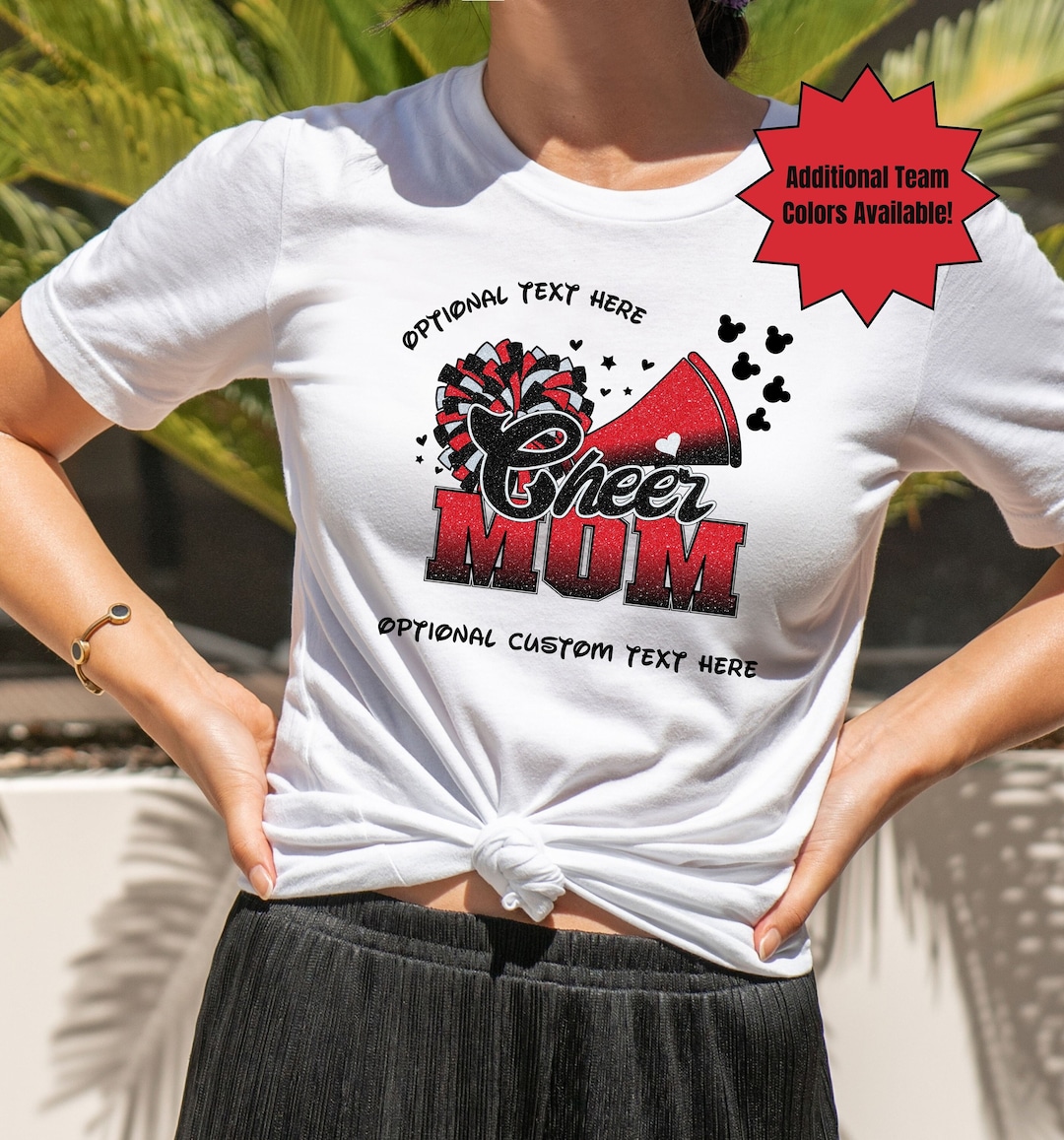 Personalized Disney Cheer Mom Tee, Cheer Summit, Nationals Shirt,disney ...