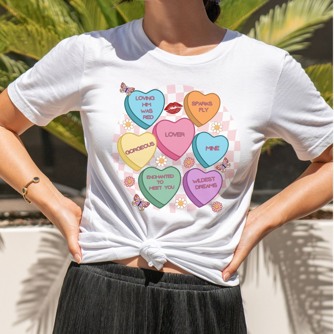 Taylor Swift Candy Hearts Shirt Valentines Day Swift Shirt Valentines