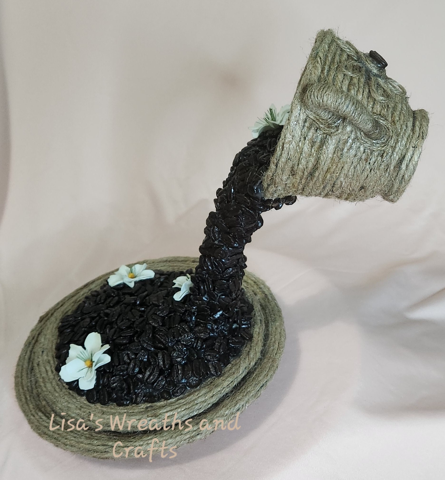 Floating Cup With Coffee Beans - Etsy