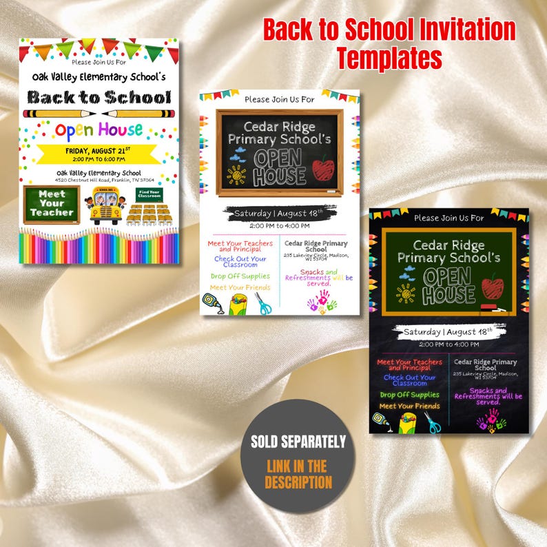 Editable Goodbye Summer Hello School Back to School Party Welcome Sign ...