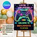 Editable Video Game Birthday Party Welcome Sign Template, Printable ...
