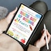 Editable 100th Day of School Class Party Invitation Template, Printable ...