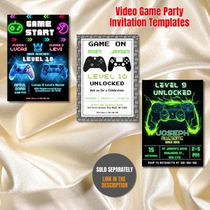 Editable Video Game Birthday Party Welcome Sign Template, Printable ...