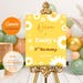 Editable Daisy Birthday Decoration Template, Printable Daisy Birthday ...