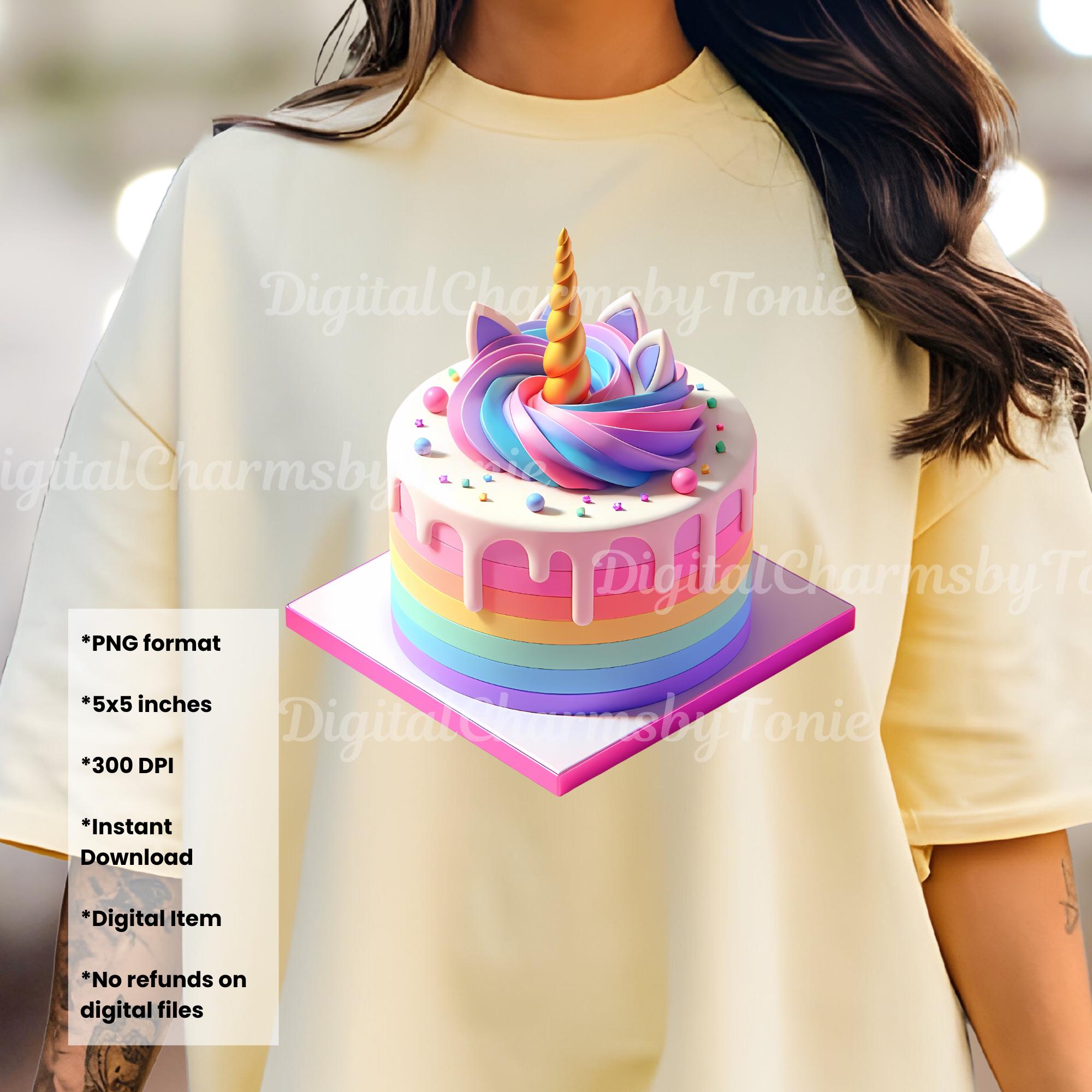 3D Unicorn Cake, Blocks Unicorn Cake, Building Blocks 3D Unicorn Cake ...