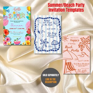 Editable Goodbye School Hello Summer Party Welcome Sign Template ...