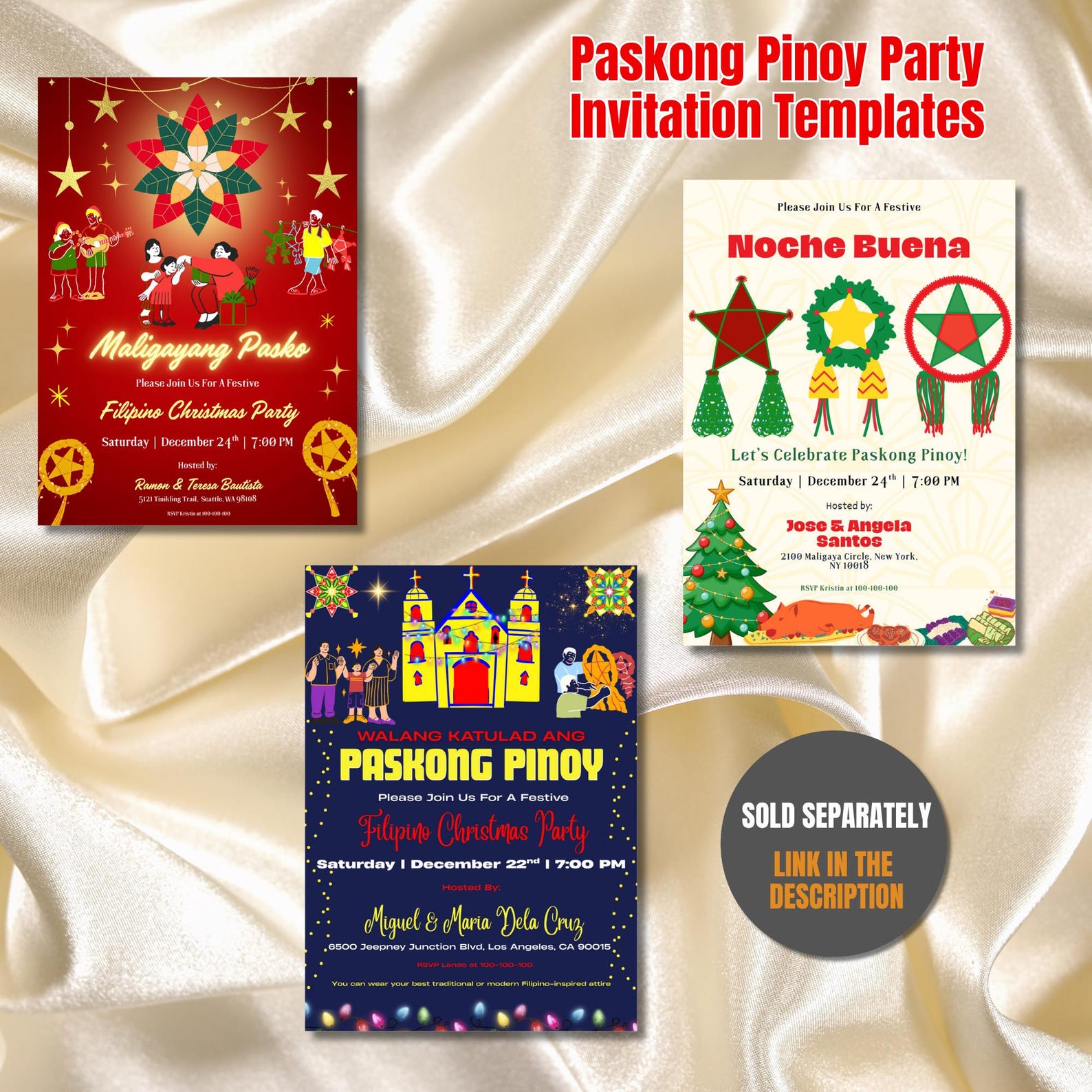 Editable Maligayang Pasko Filipino Christmas Party Welcome Sign ...