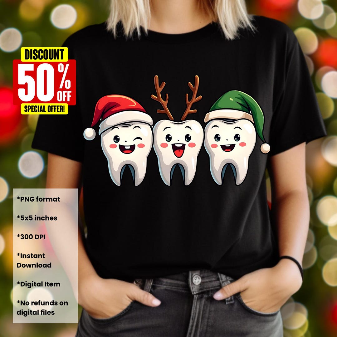 Cristmas Teeth PNG, Christmas Dentist Clipart, Christmas Dentistry ...
