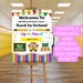 Editable Back to School Open House Welcome Sign Template, Printable ...
