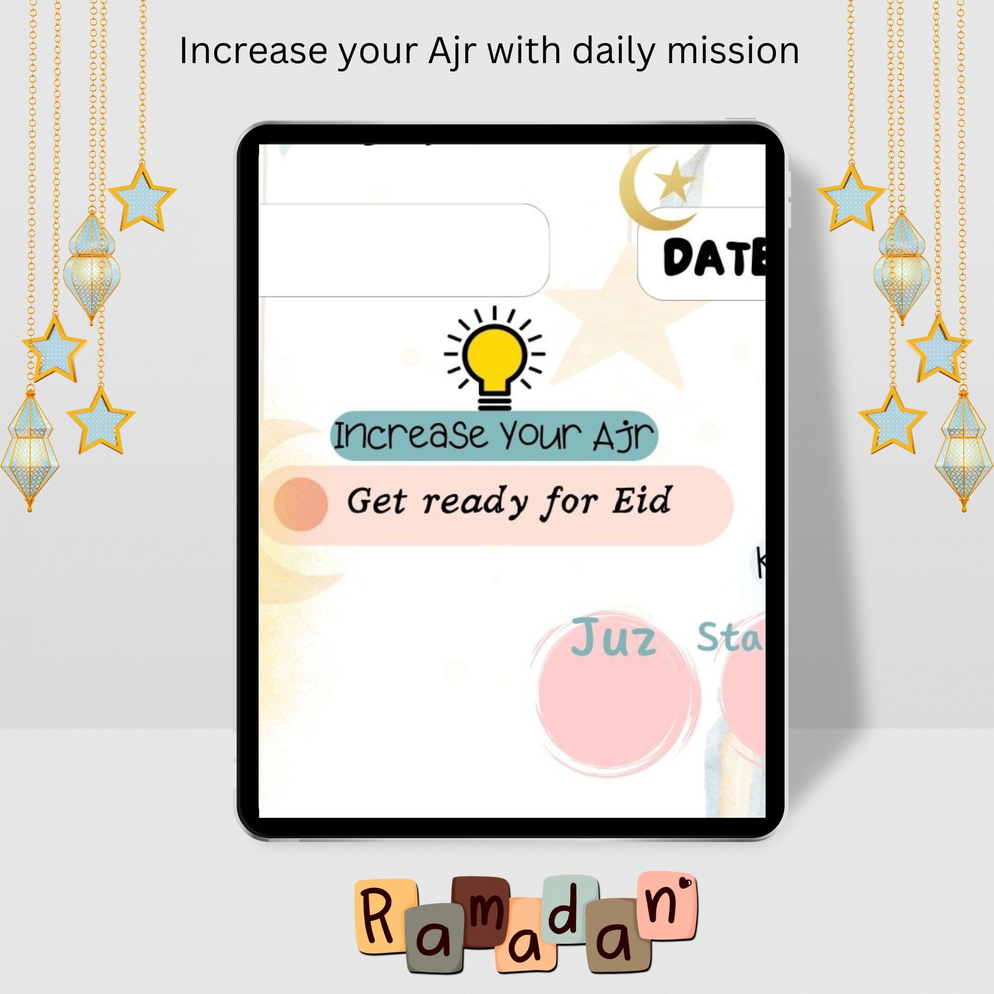 Ramadan Tracker Ramadan Planner Quran Islamic Prints Islamic Gifts ...