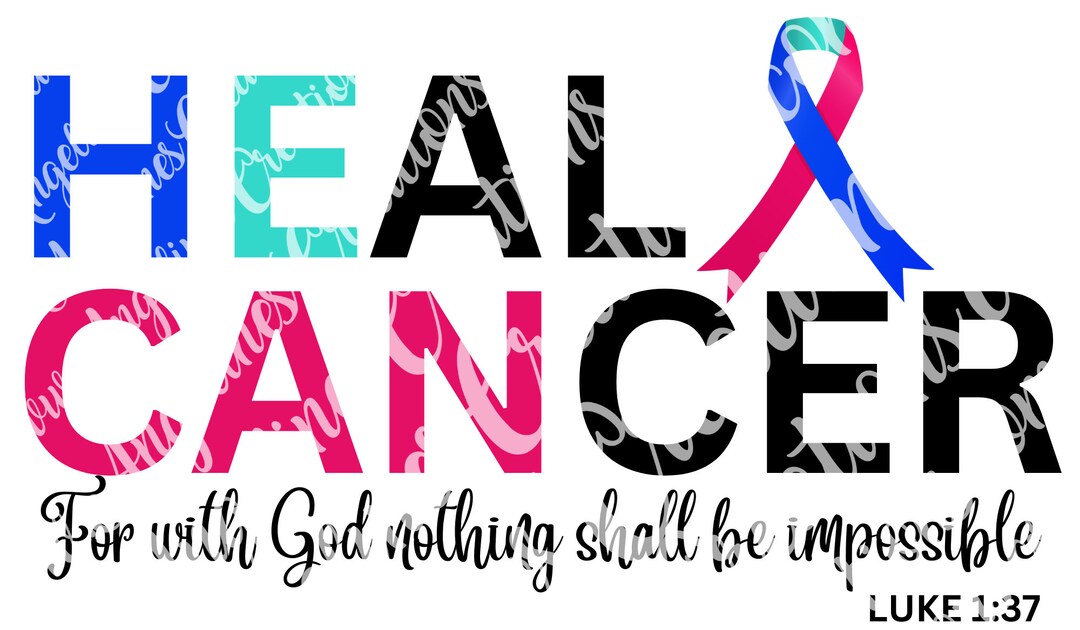 He Can Heal Cancer PNG, Thyroid Cancer Awareness PNG, Fighter, Cancer ...
