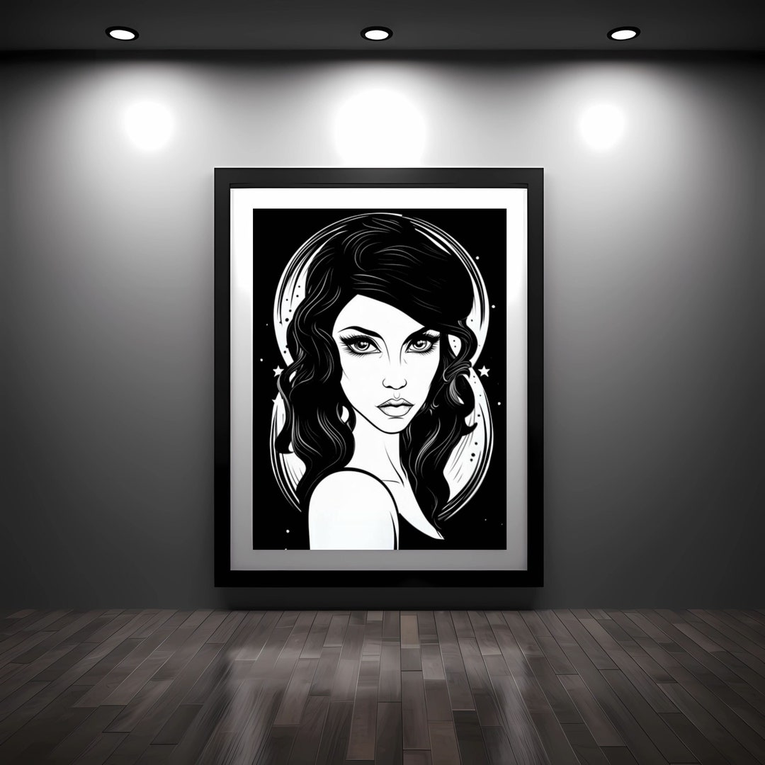 Rebel Souls Digital Print, Goddess Lilith and the Aquarian Spirit ...