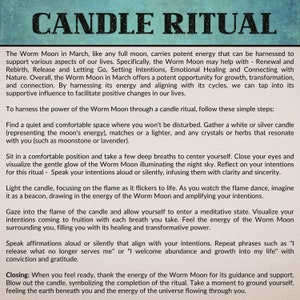 Worm Moon Digital Print, Celestial Lunar Art, Spiritual Wall Art, Full ...