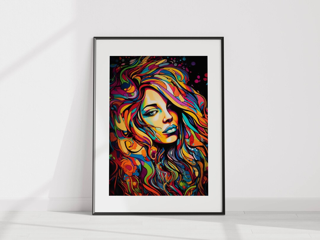 True Colors Digital Print, Graffiti Art, Pop Art, Meditation Art ...