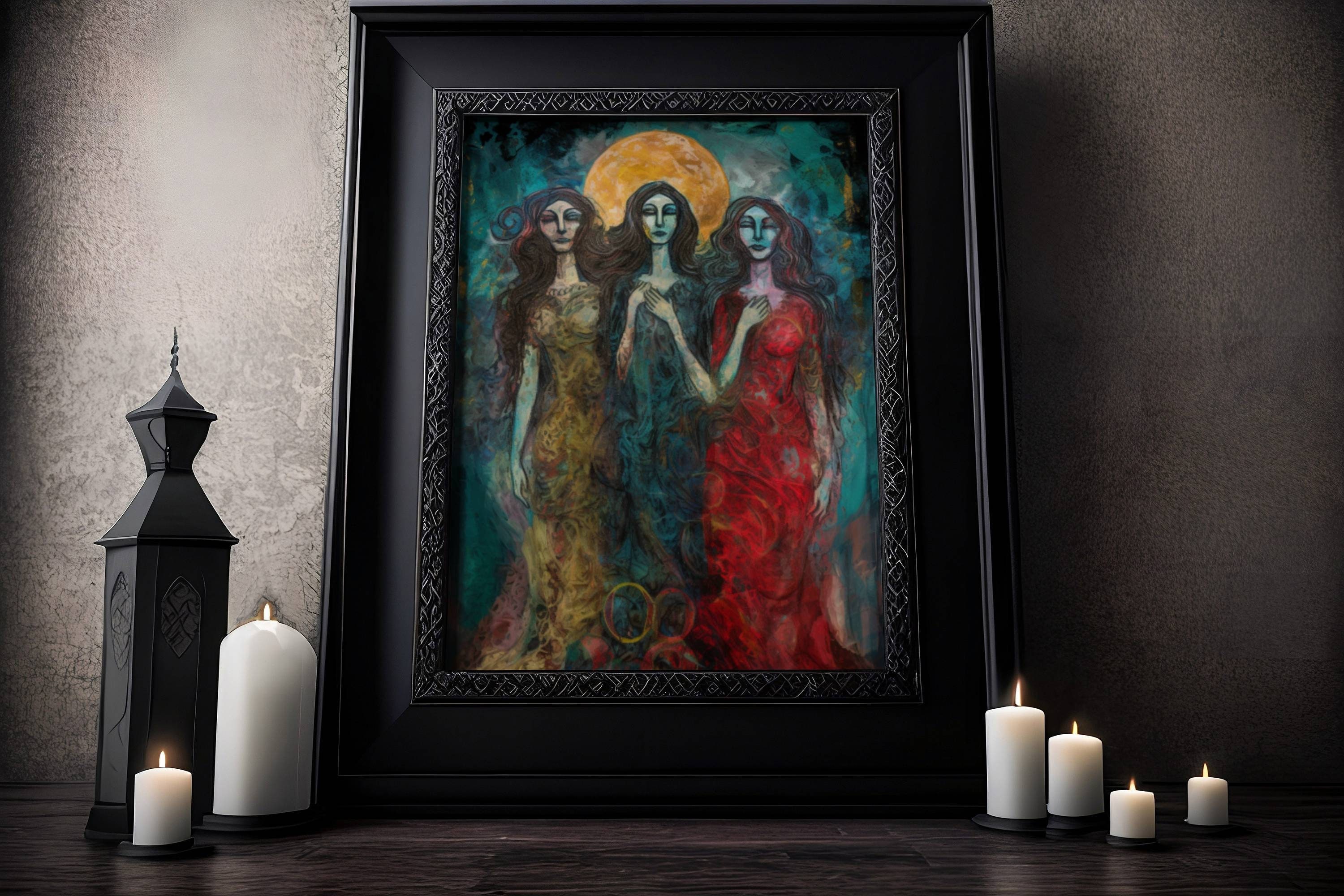 Goddess Hekate Digital Print, Greek Mythology Art, Greek Goddess Art ...
