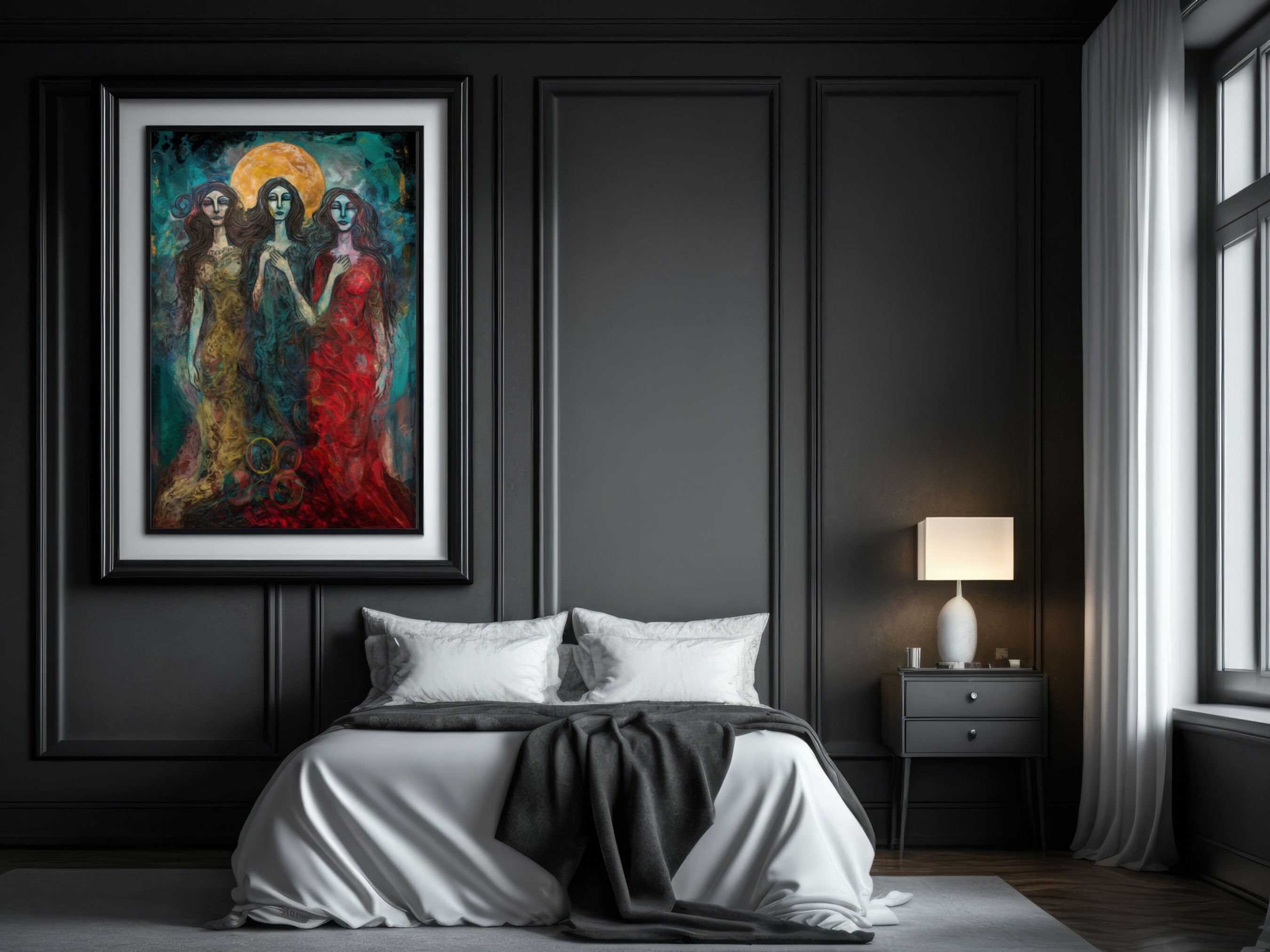 Goddess Hekate Digital Print, Greek Mythology Art, Greek Goddess Art ...