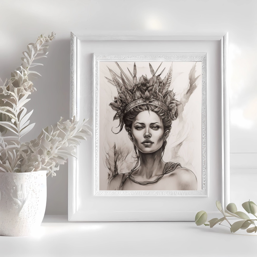 Queen Maeve Digital Print, Goddess of Love, Fertility, War and Death ...