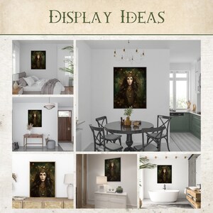 Goddess Danu Print, Celtic Mythology Art, Goddess Mythology Art, Sacred ...