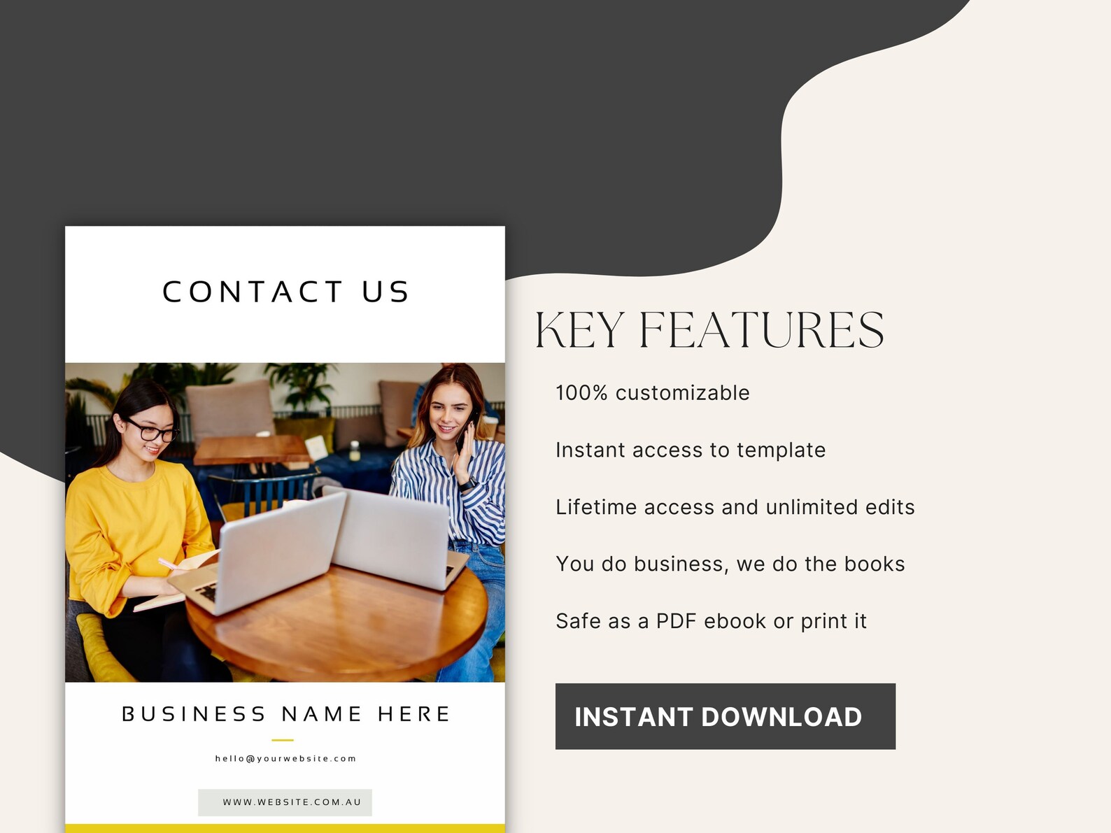 Ebook Template Canva Yellow / Workbook Template / Lead Magnet ...