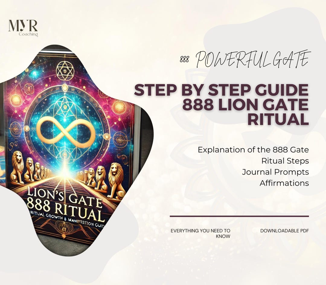 Lion's Gate 888 Ritual Guide and Journal | Spiritual Growth ...