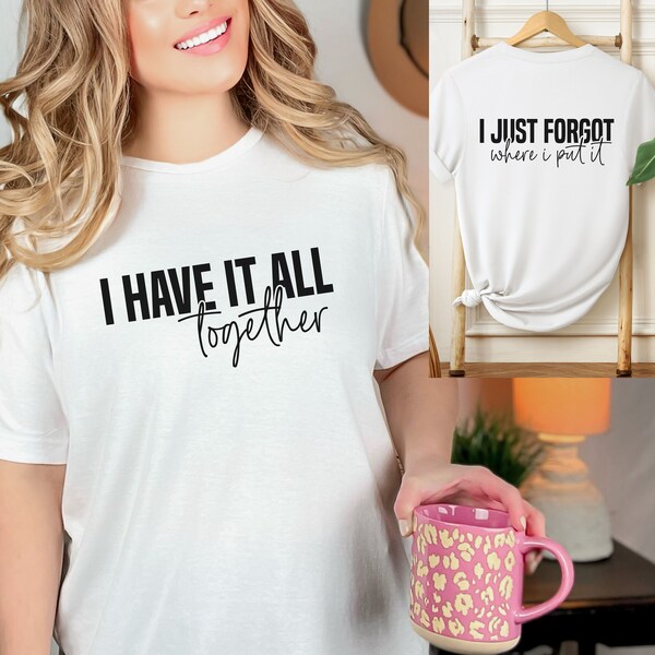 Forgetful Shirt - Etsy