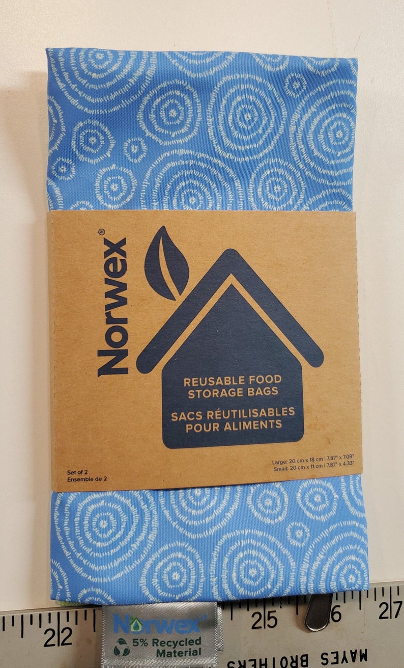 Norwex Reusable Food Storage Bags - Etsy