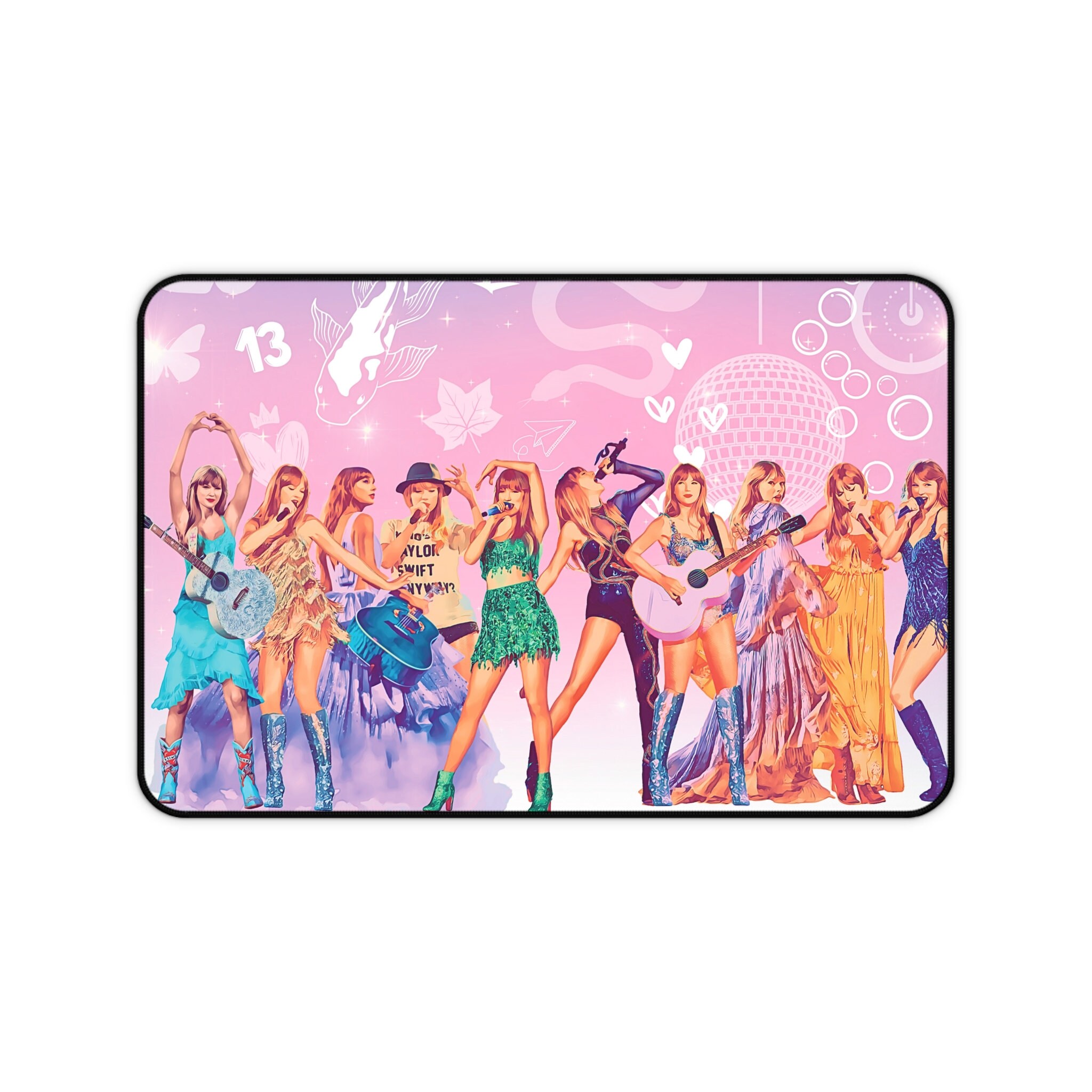 Pink Taylor Desk Mat,tay Tay Desk Mat, Large Mouse Pad, Swiftie Desk ...