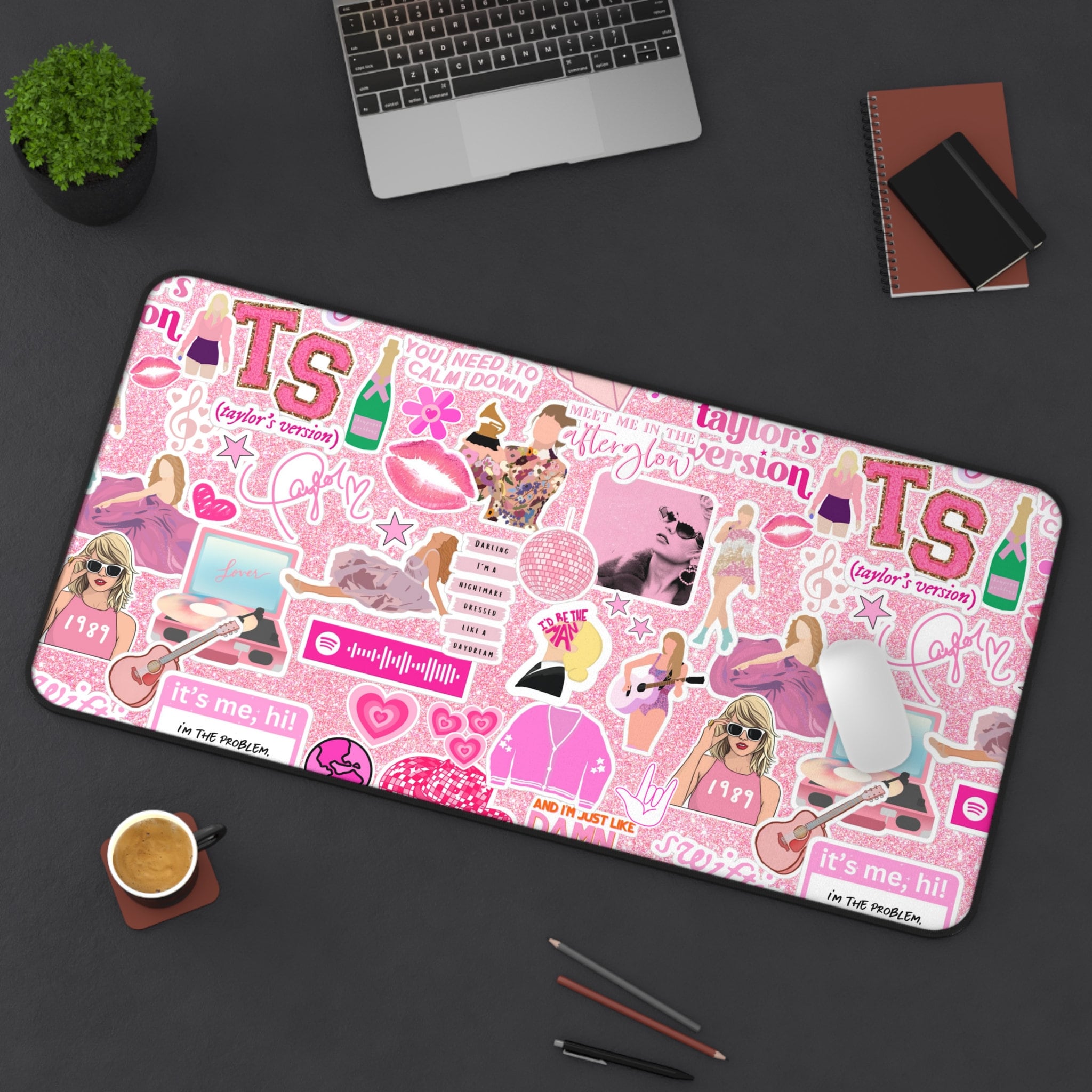 The Eras Tour Taylor Desk Mat, Taylor Mouse Pad, Taylor Fan Decor sold ...