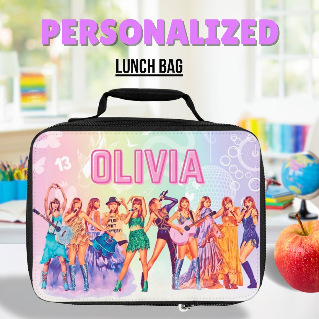 Little Swiftie Lunch Bag, Taylor Fan Gift, School Lunch Bag With Name ...
