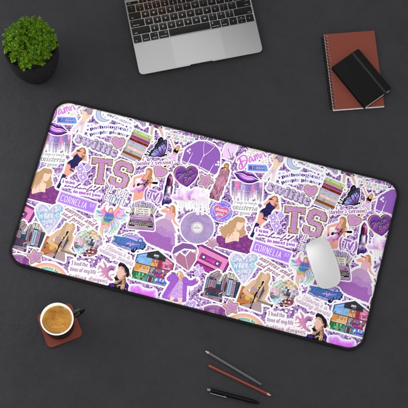 Purple Mouse Pad - Etsy