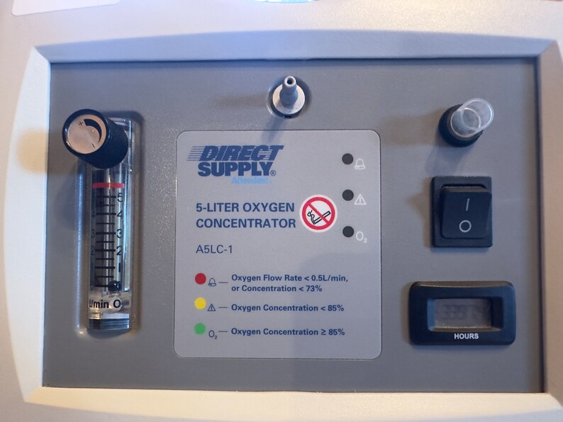 Direct Supply Attendant 5-liter Oxygen Concentrator A5LC 1 - Etsy
