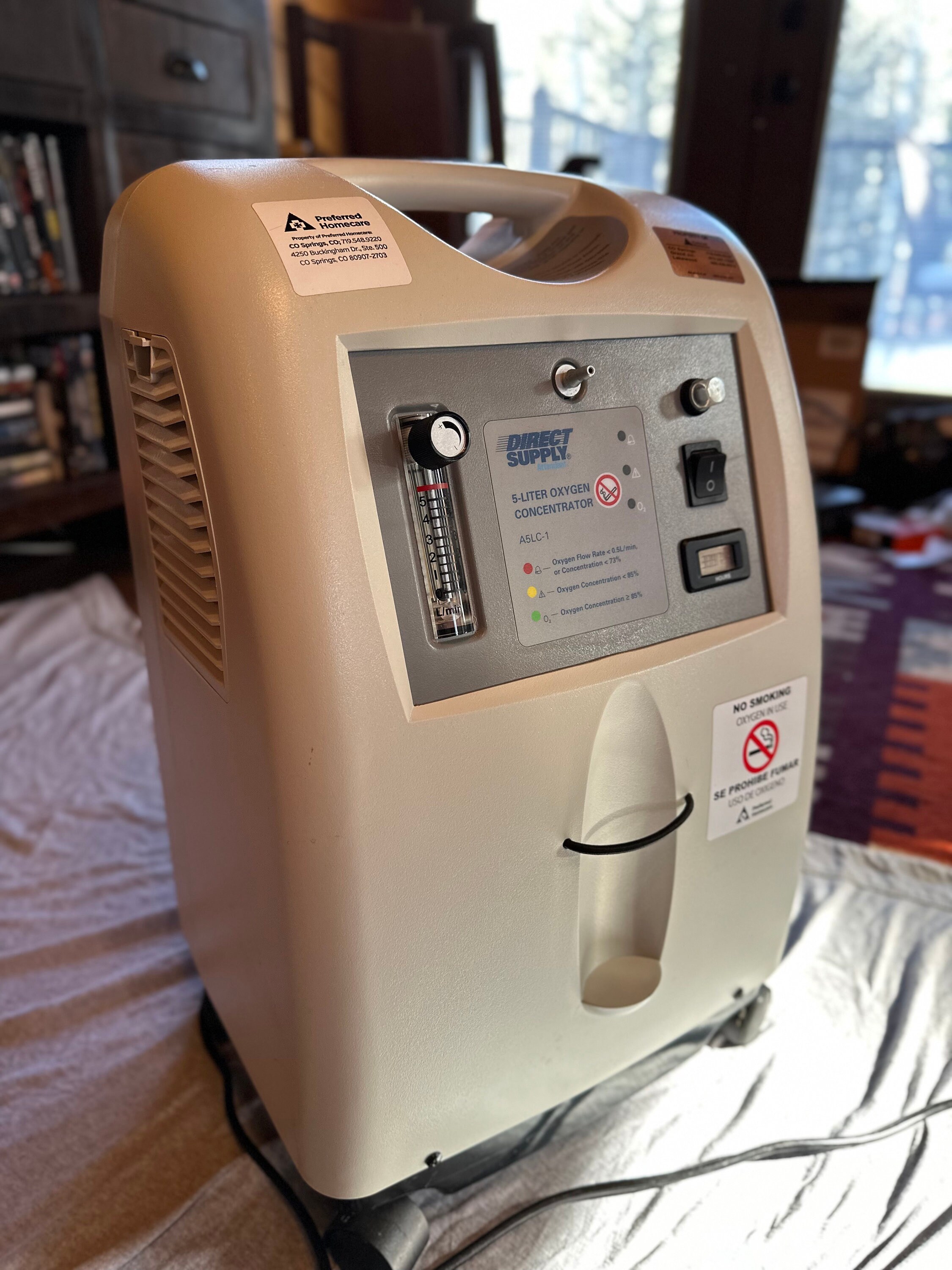 Direct Supply Attendant 5-liter Oxygen Concentrator A5LC 1 - Etsy