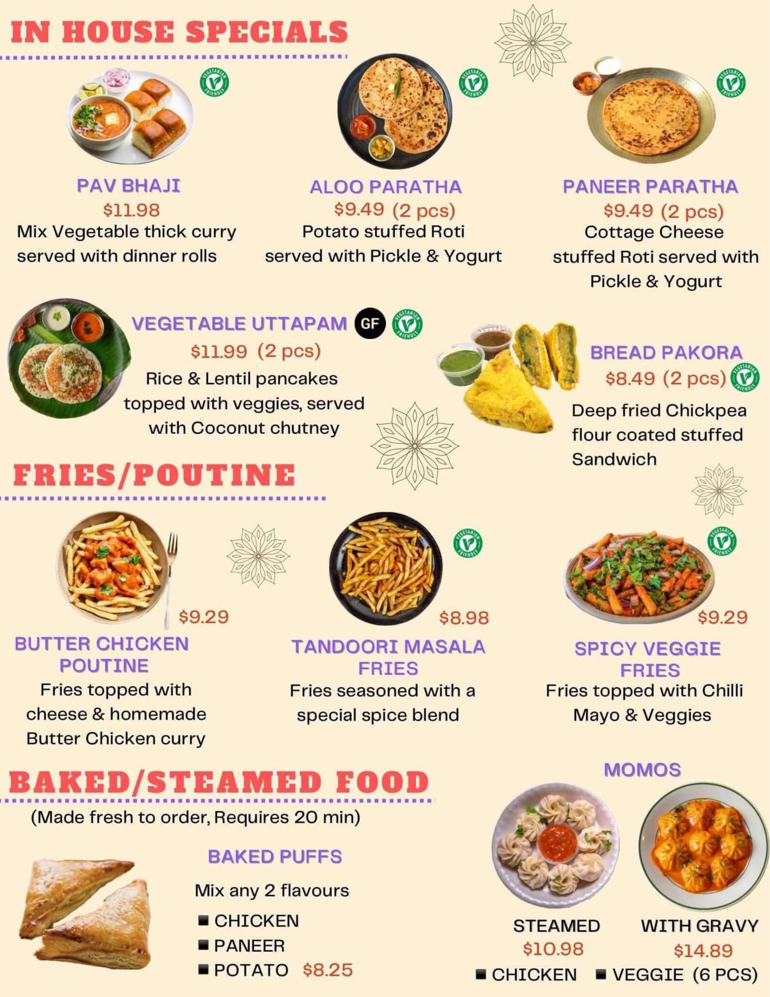 Restaurant Menu Template - Etsy