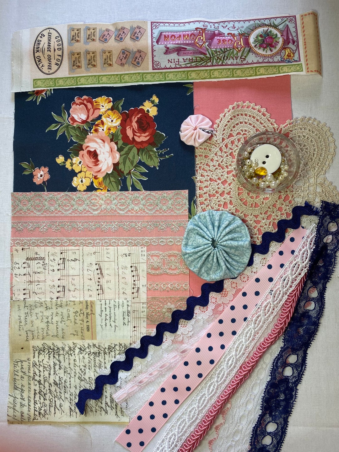 Junk Journal Style, Slow Stitching Pack/kit, Shabby Chic - Etsy Australia