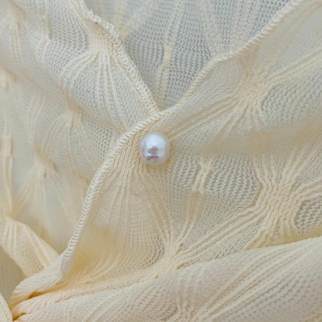 Freshwater Pearl Pin for Shirt Elegant Brooch for Blouse Pin Cardigan ...
