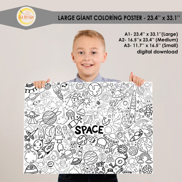 Coloring Poster Printable - Etsy