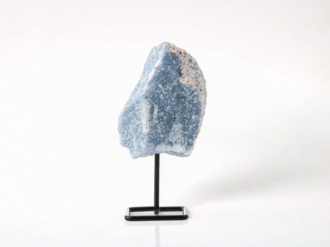 Angelite Natural Stone Pedestal Mass height: 7-10cm - Etsy