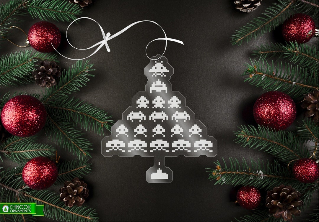 Space Invaders Inspired Christmas Ornament - Etsy