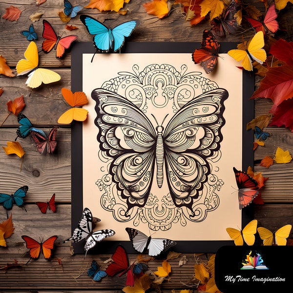 Butterfly Mandala - Etsy