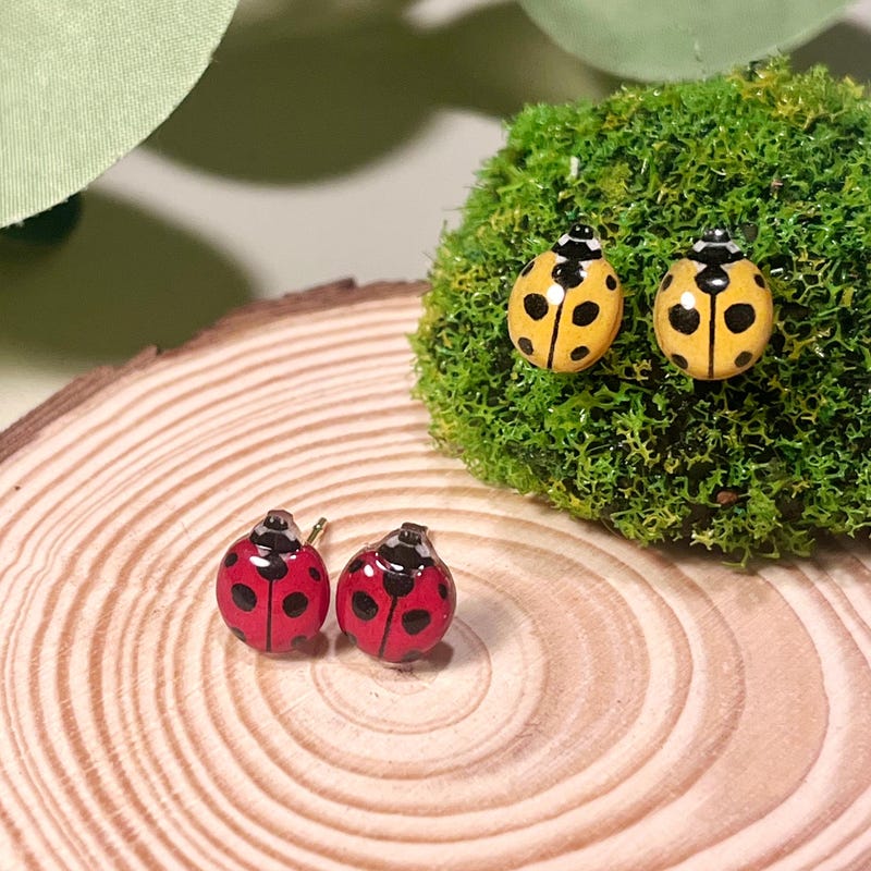 Ladybug Jewelry - Etsy Canada
