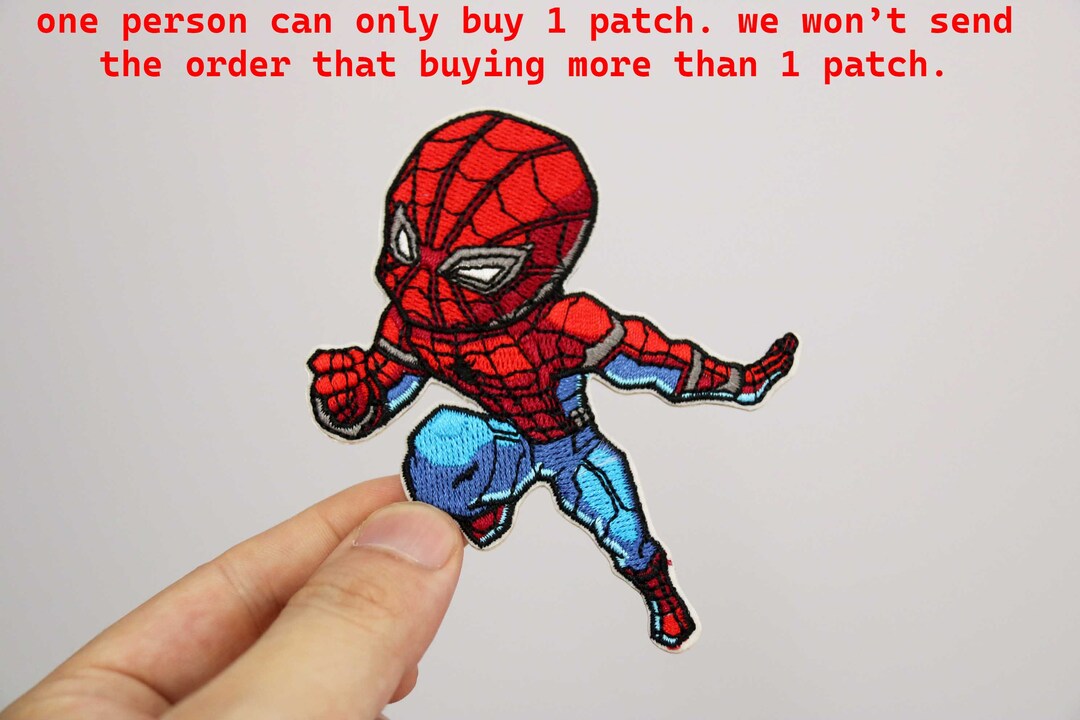 Spider Man Patch Spidermansuper Heroiron on Patch Sew on - Etsy