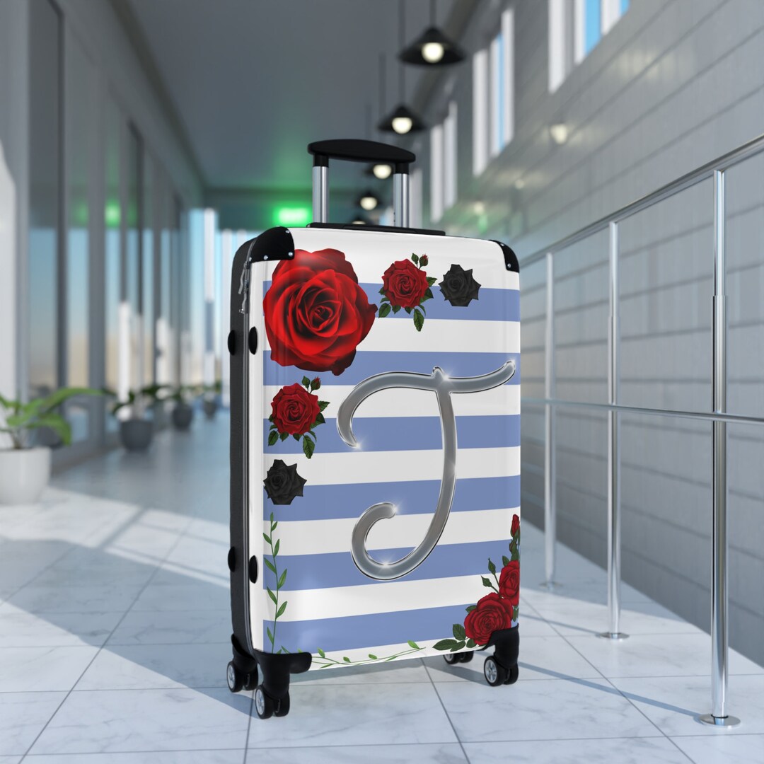 Maleta con letra J de capullo de rosa - Etsy España