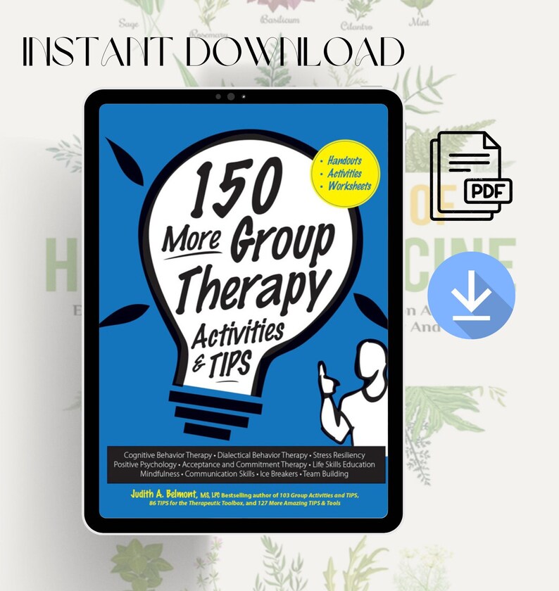 150 More Group Therapy Activities & TIPS - Etsy