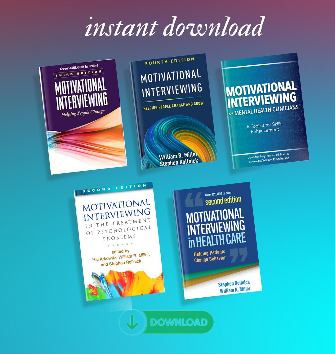 Motivational Interviewing Mastery: A Toolkit for Change and - Etsy
